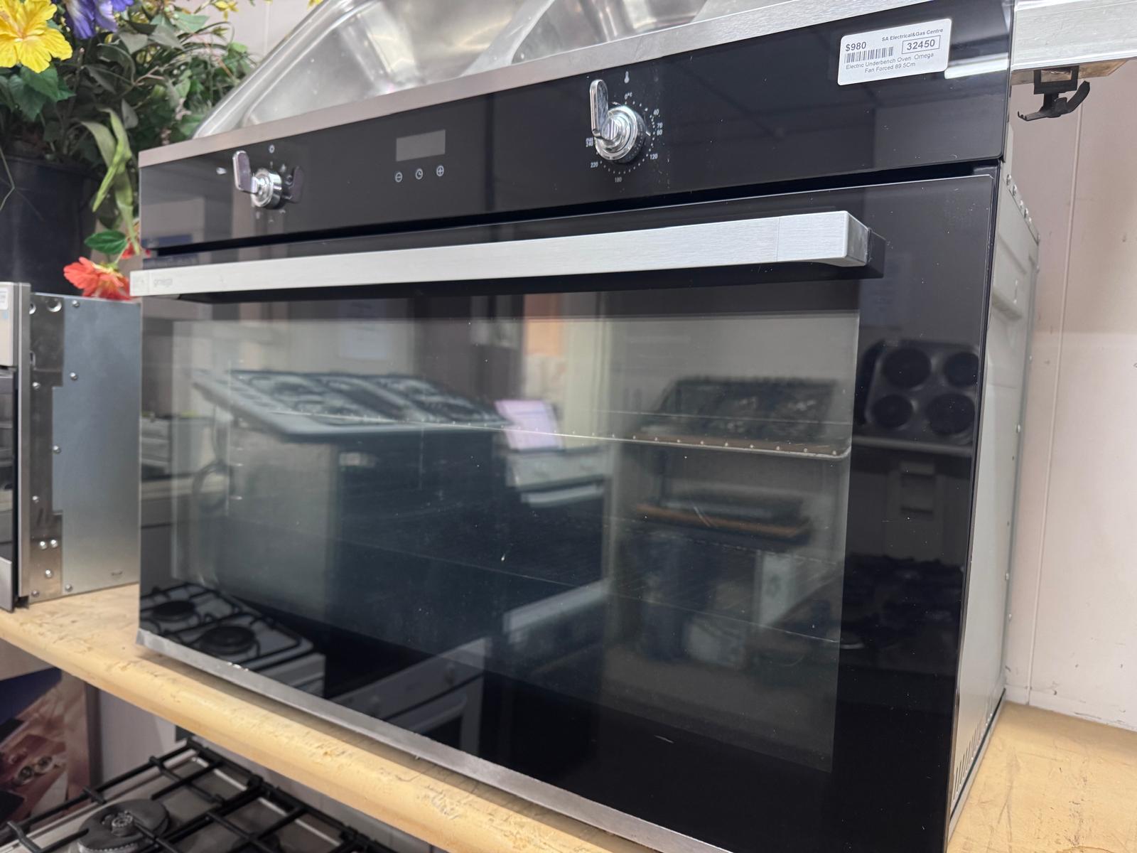 Omega 90cm Fan Forced Electric Underbench Oven, 6 months warranty (324 ...
